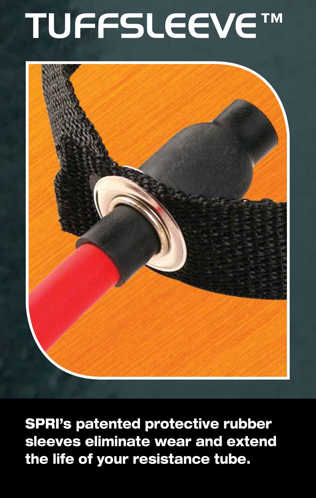 SPRI Xertube Resistance Bands with Handles β All Exercise Cords Sold Separately with Home Gym Workout Fitness Door Anchor Attachment Option