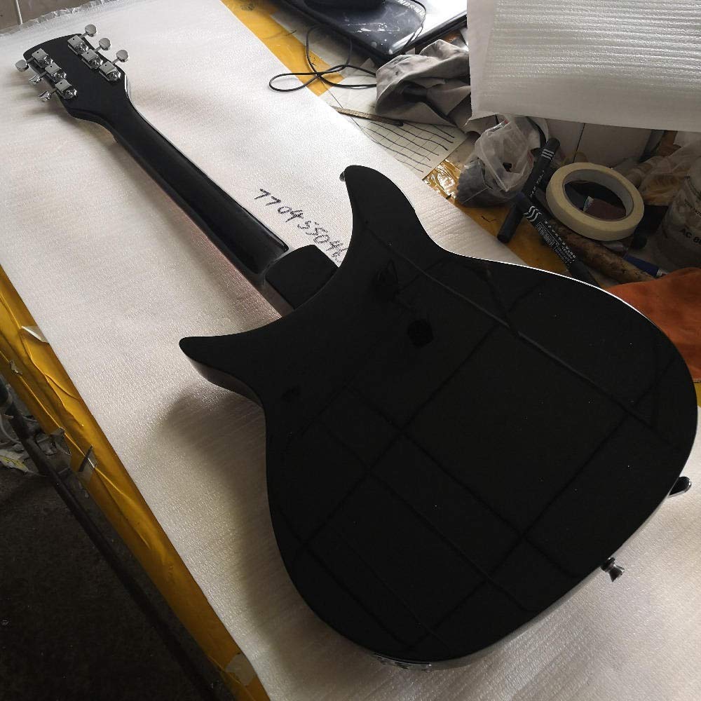 Wuyuana guitar 325 Electric Guitar Fingerboard Has Glossy Paint Chord Spacing 527 Mm electric guitar (Size : 34 inches)