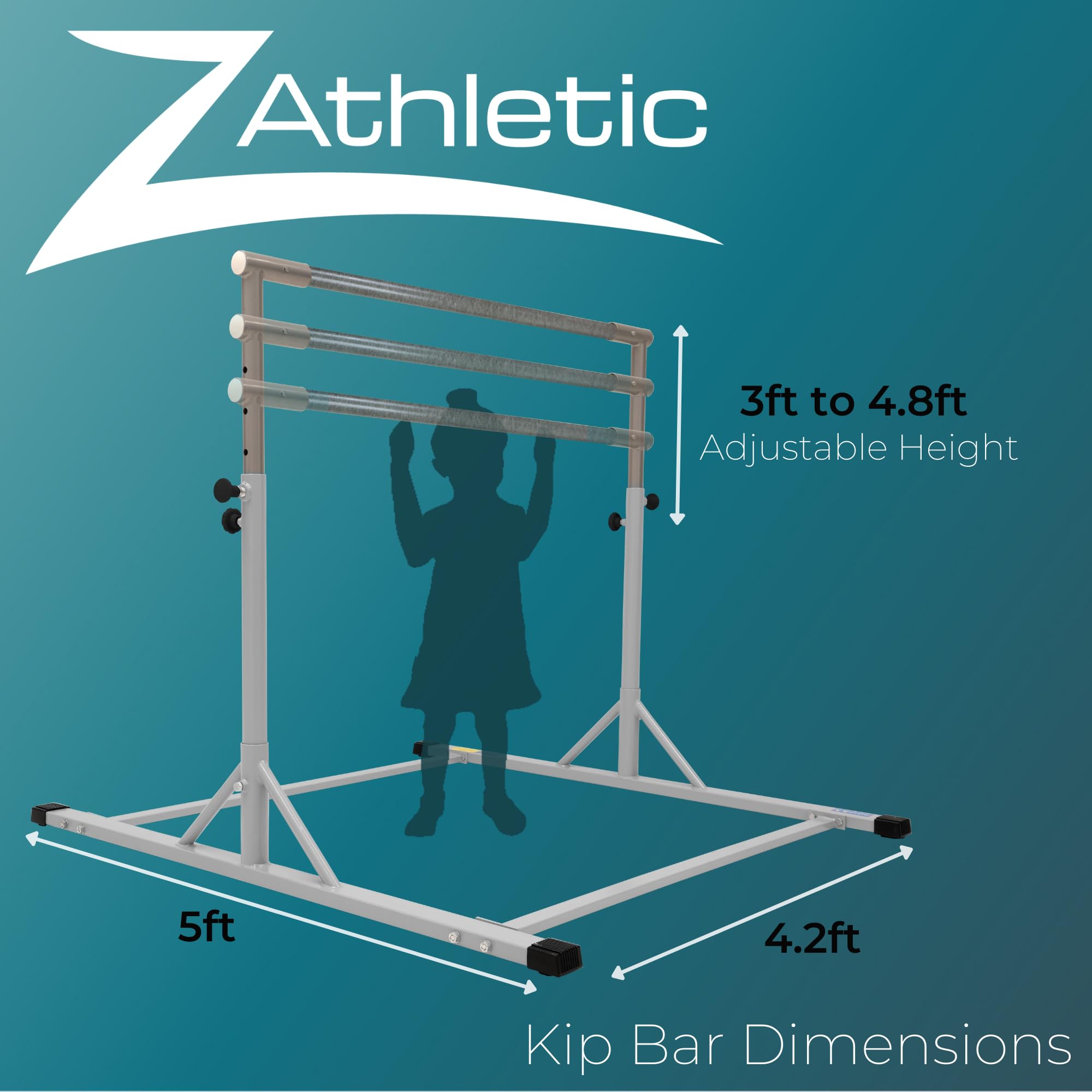 Z Athletic Gymnastics Expandable Kip Bar