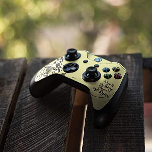Skinit Decal Gaming skin compatible with Xbox One Elite Controller - Officially Licensed Disney Princess Belle Tale As Old As Time Art Design