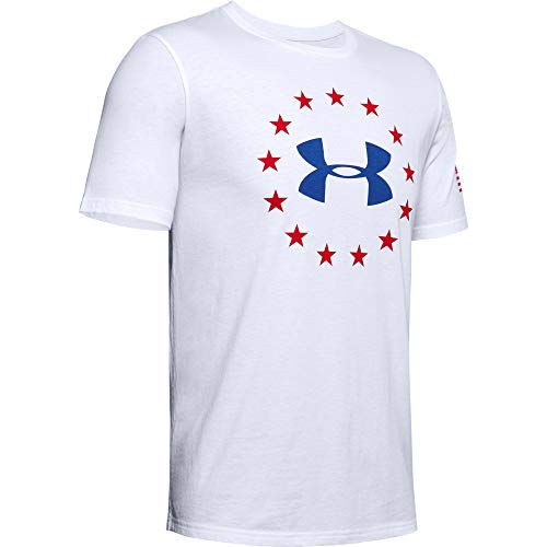 Under Armour Men's UA Freedom Logo T-Shirt LG White