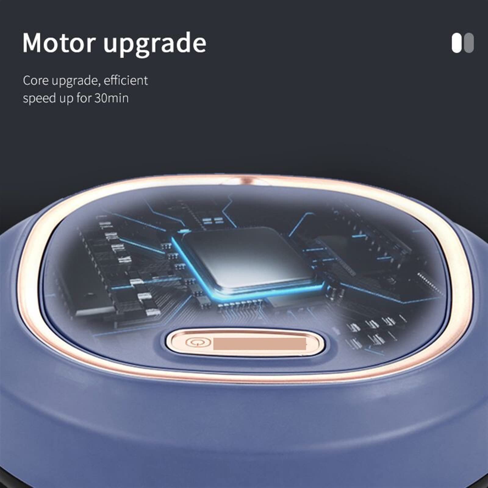 WAGNUS Robot mop Smart Robot Vacuum Cleaner Robotic Vacuum and Mop Combo Super for Pet Hair Hard Floor (Color : Blue)