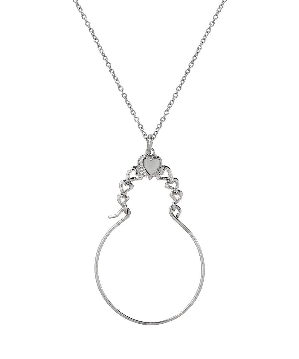 Sterling Silver Heart Charm Holder