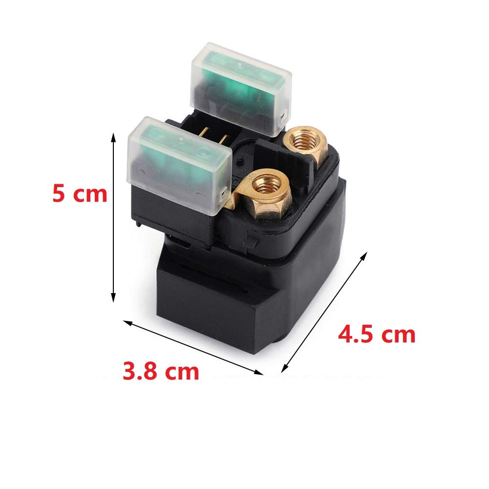 Starter Solenoid Relay for Yamaha ,ATV Starter Solenoid for YFM 350 400 450 660 - Raptor Grizzly Kodiak Wolverine Big Bear -for Yamaha 2003 2004 2005 2006 2007 2008 (2 Pack) by Lucky Seven