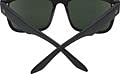 Spy Optic Discord Square Sunglasses, Soft Matte Black/Happy Gray Green Polarized, 57 mm