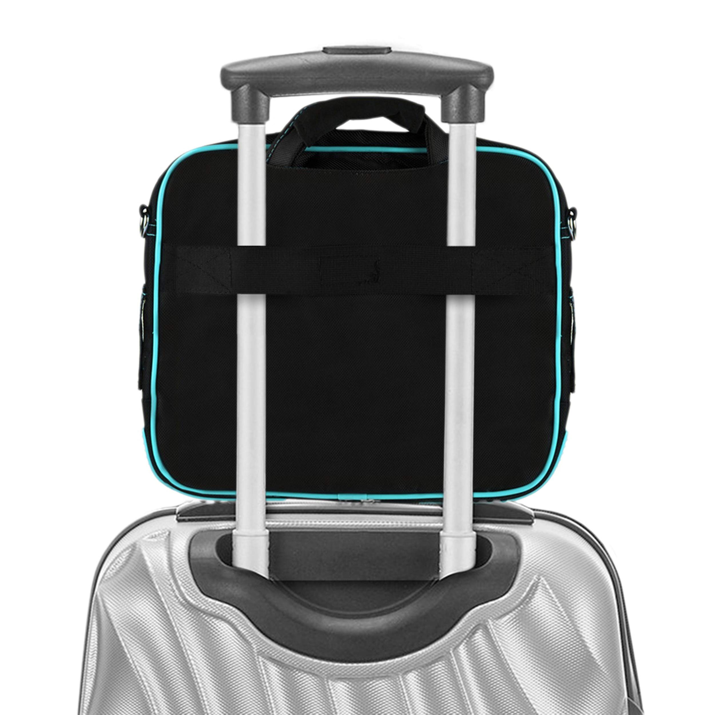 Rugged Laptop Shoulder Bag 11 12-inch for Asus Laptop L210, Chromebook CX22NA CX1 C202 C223 C214 (Blue)