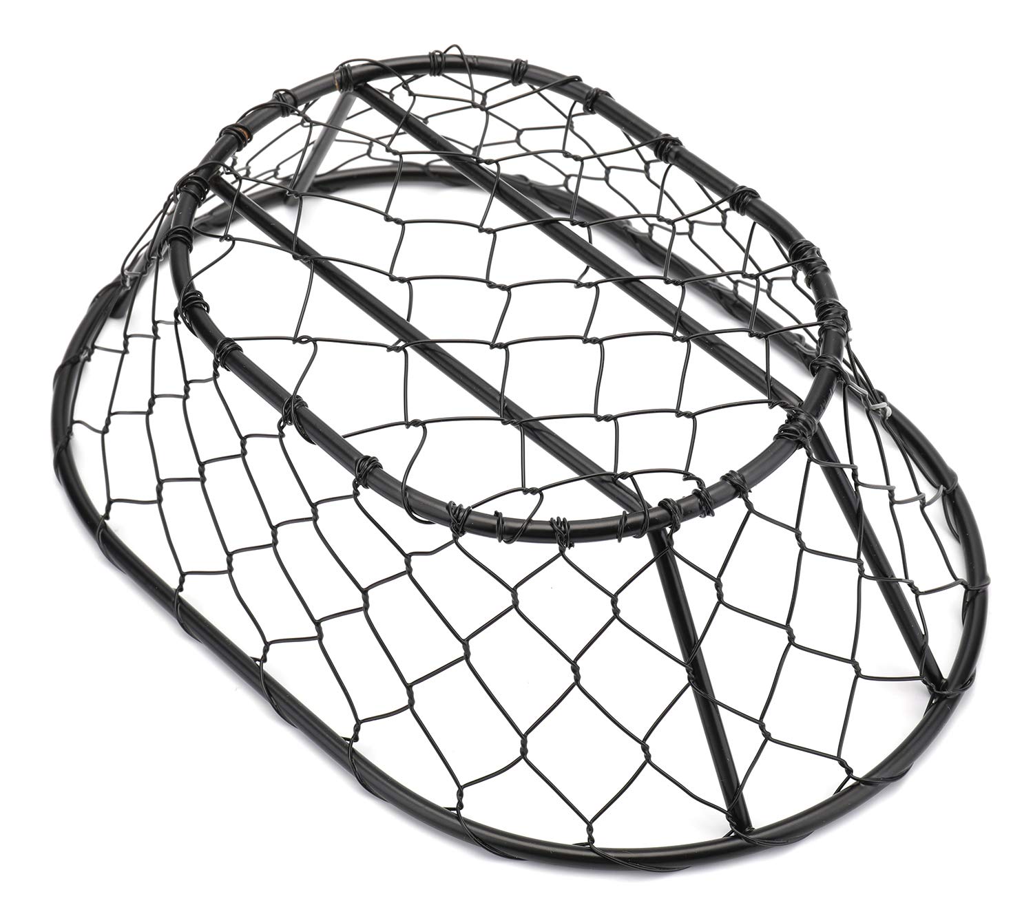 Yesland 2 Pack Rope Metal Oval Bread Basket, 9 1/2 x 6 1/2 x 2 Inches, Bread Proofing Basket for Professional & Home Bakers