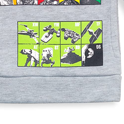 STAR WARS Periodic Table Little Boys Fleece Hoodie 5 Light Heather Gray