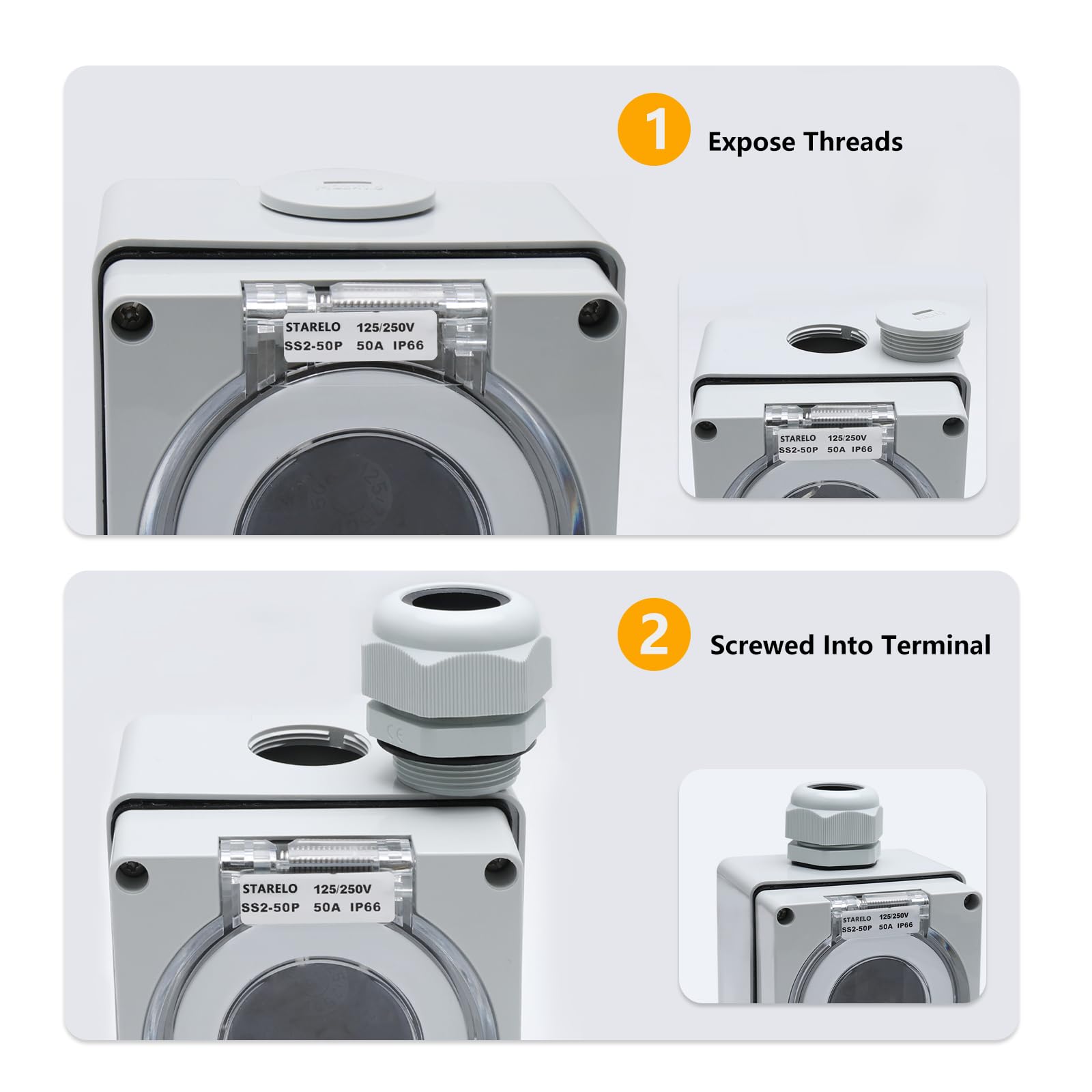 STARELO TT-30P Box&Big Metric Box Connectors