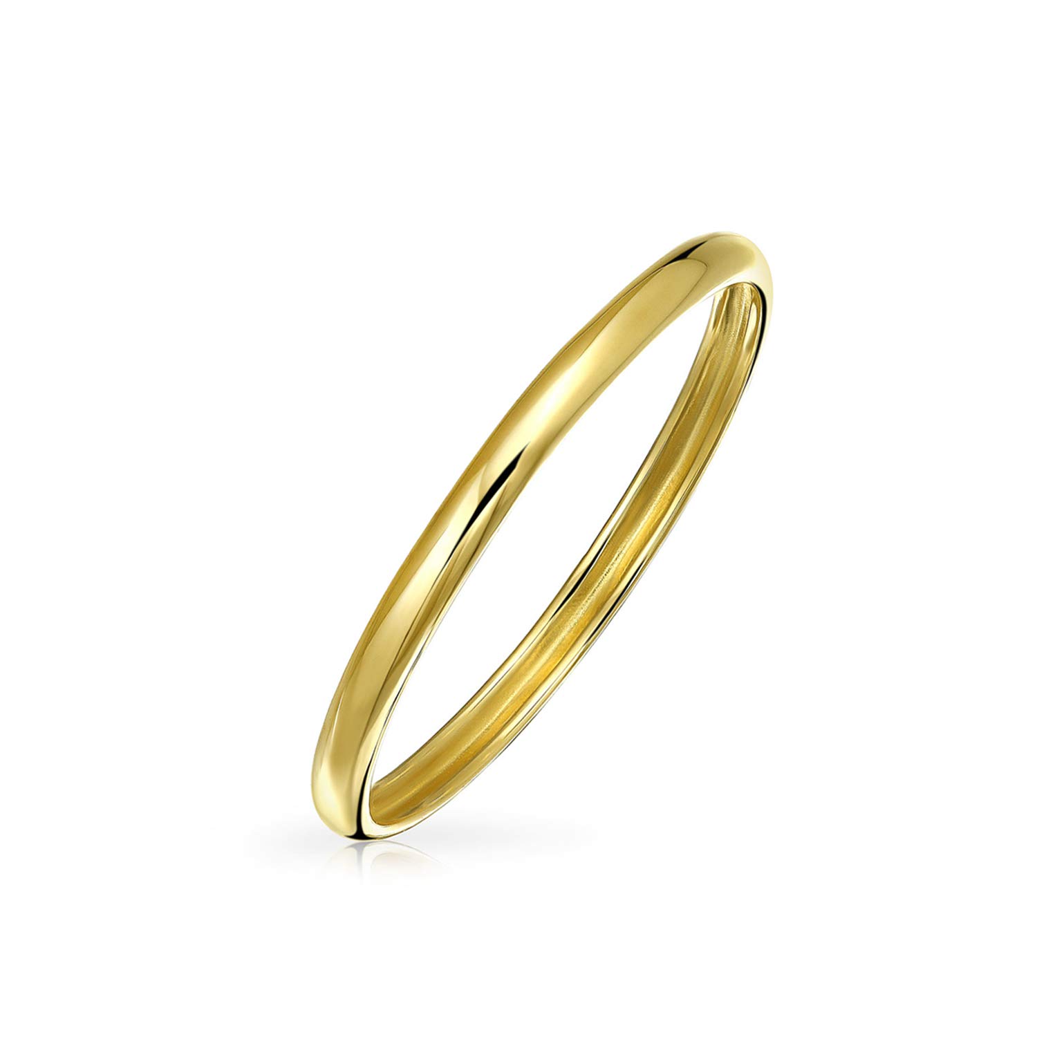 Traditional Elegant Minimalist Genuine Yellow 14K Gold Wedding Band Ring for Women Thin & Stackable 1.7MM Band