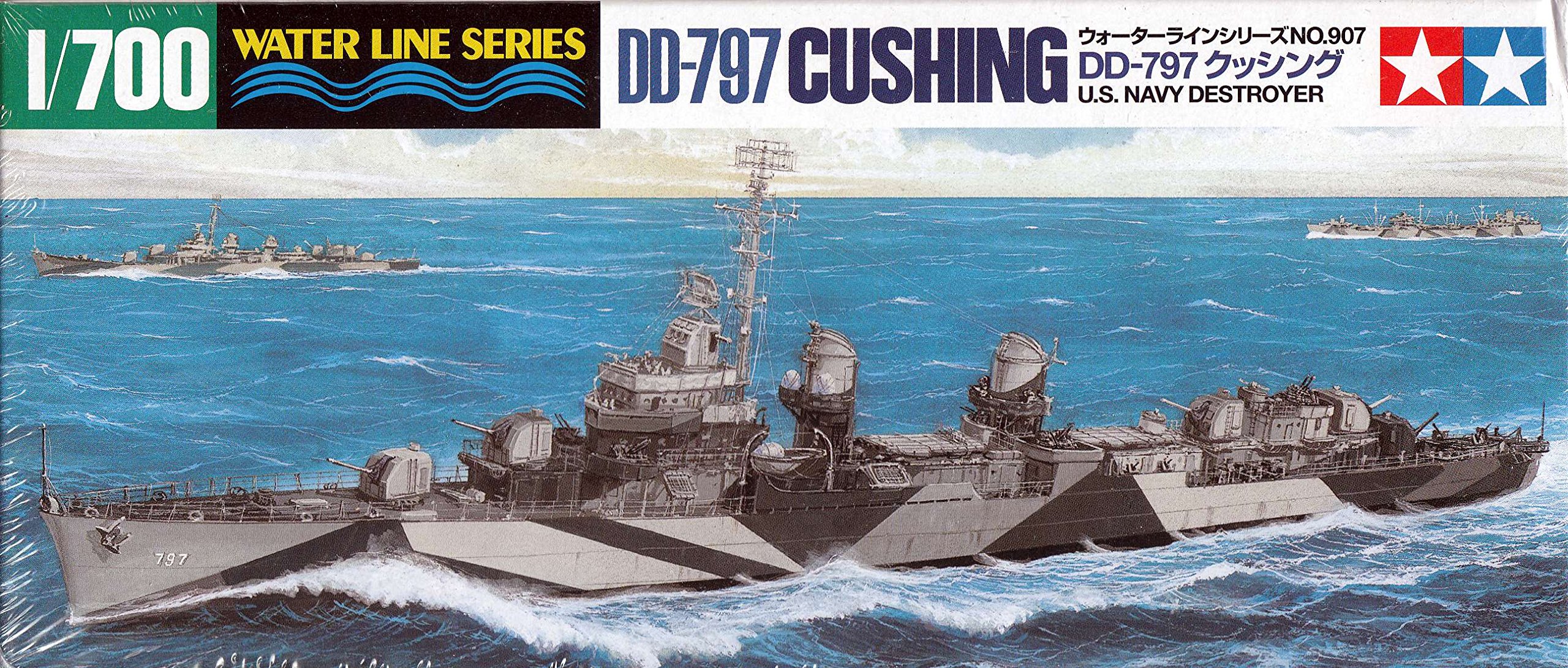 Tamiya – 31907 – Model Making – Boat – Destroyer USS Cushing