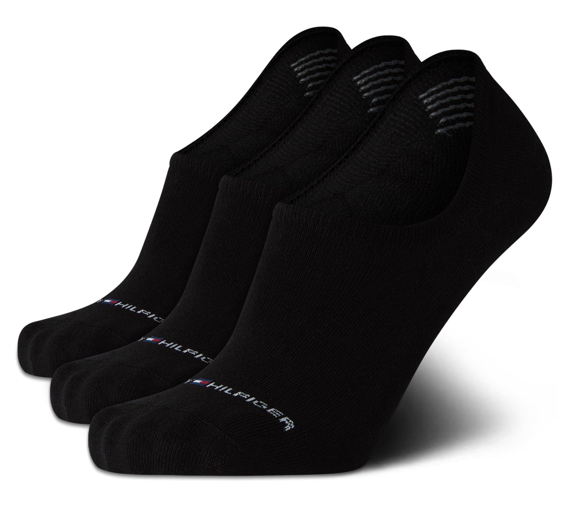 Tommy Hilfiger Men's Athletic Socks - Cushion No Show Socks (3 Pack), Size 7-12, Assorted
