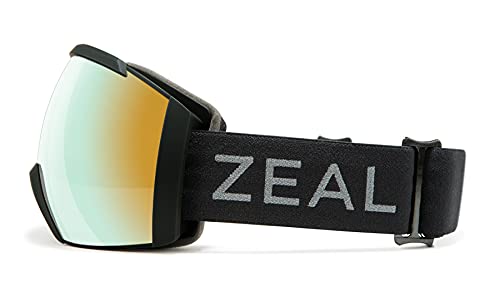 Zeal Optics Hemisphere Snow Goggle, Dark Night/Alchemy Mirror,Medium Fit