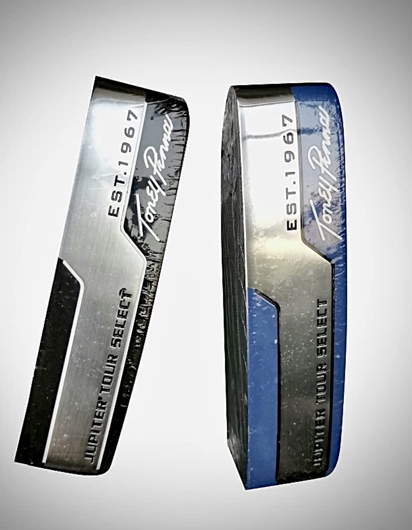 TONEY PENNA GOLF Jupiter Tour Select Putter-Royal Blue Model (34), High Polished Satin Finish, 34 and 35 Inch Steel Shaft