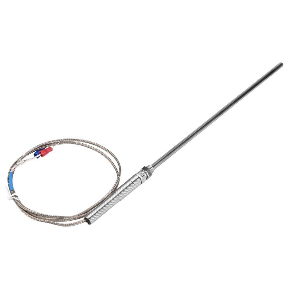 Type K Thermocouple, M8 Thread 200mm Type K Thermocouple Probe Temperature Sensor Wire 0-400℃(1M) Thermocouple Thermometer and Probe