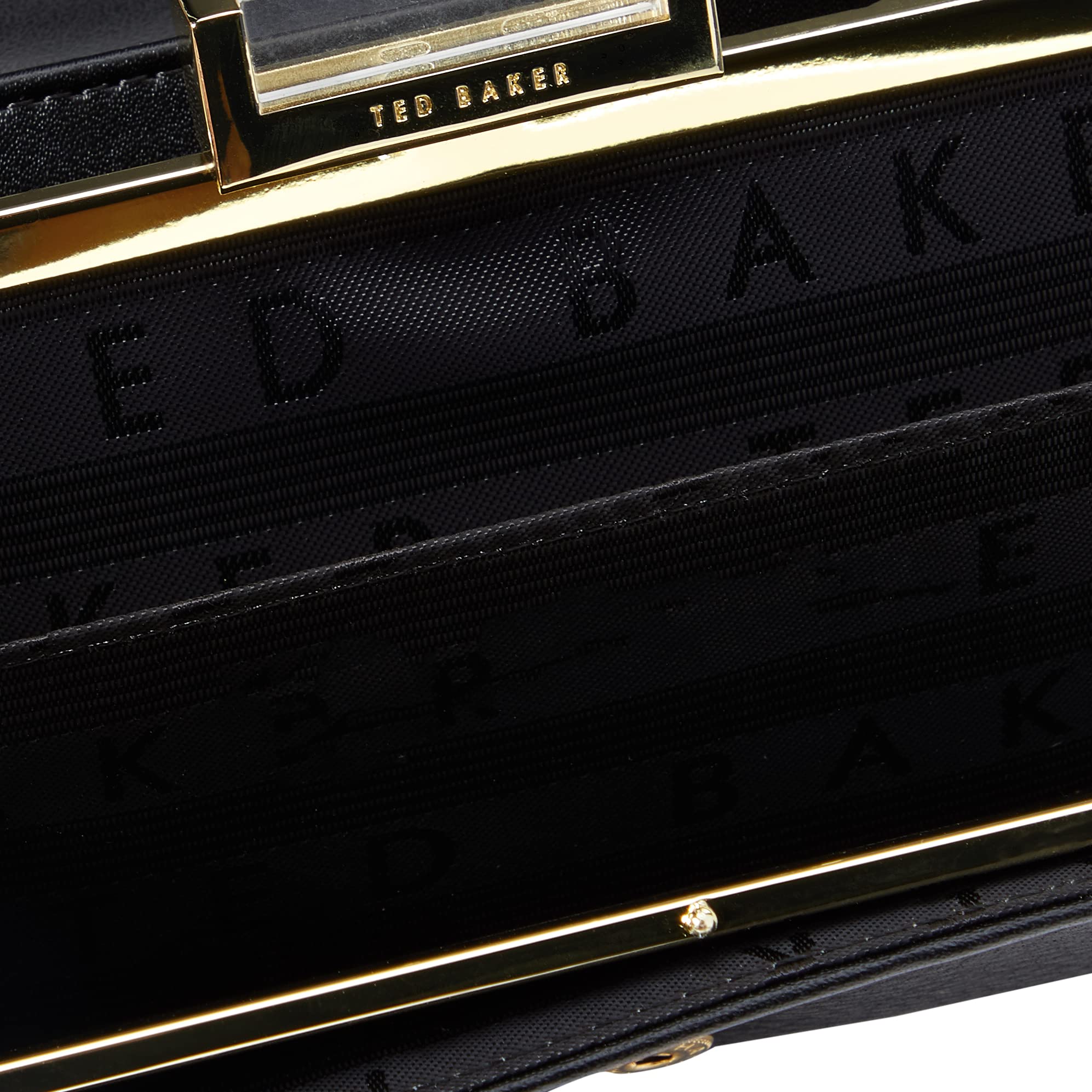 Ted Baker Women's Classic Travel Accessory-Bi-Fold Wallet, Black, One Size