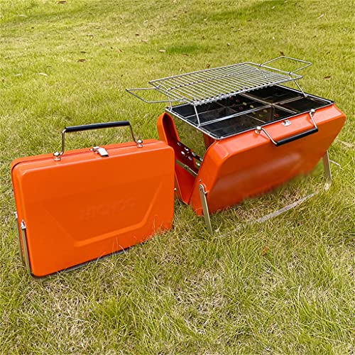 TKFDC Outdoor Charcoal Grill Portable Rotisserie Stove Home Folding Portable Field Mini Grill Full Set