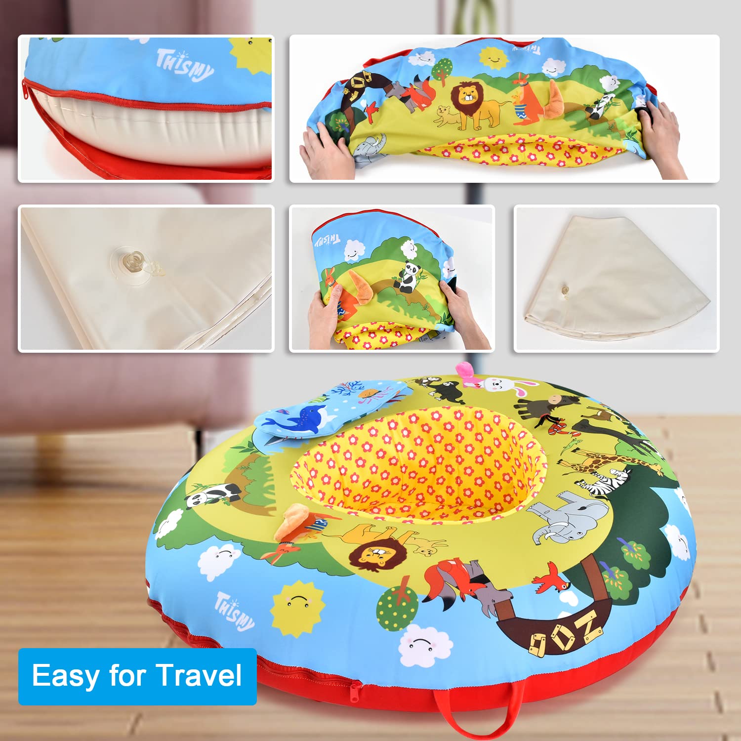 THISMY Baby Toys Activity Center & Play Ring, Sensory Toy