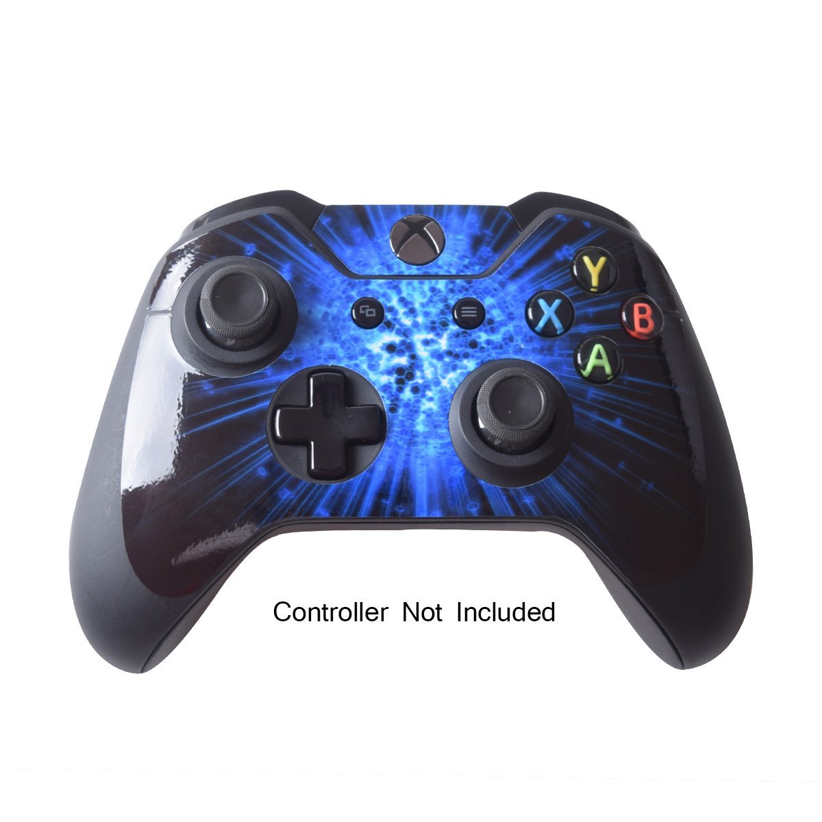 Skins Stickers for Xbox One Games Controller - Custom Orginal Xbox 1 Remote Controller Wired Wireless Protective Decals Covers Protector Accessories - Blue Explosion