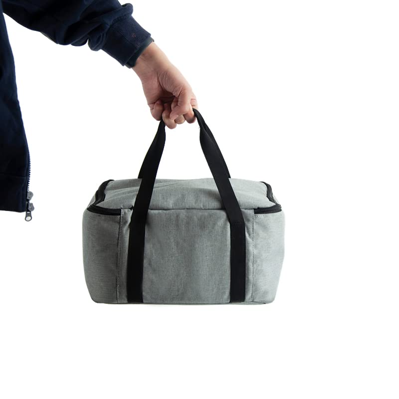 Storage Bag Compatible with XGIMIs H6 Projector, 4K Input X GIMIs Projector Travel Box Storage Case, Dust-Proof & Easy Clean, Durable and Resistant Case (Gray) (Grey Storage Bag)