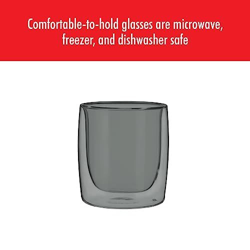 ZWILLING Sorrento 2-pc Double-Wall Tumbler Glass Set - Smoke Grey