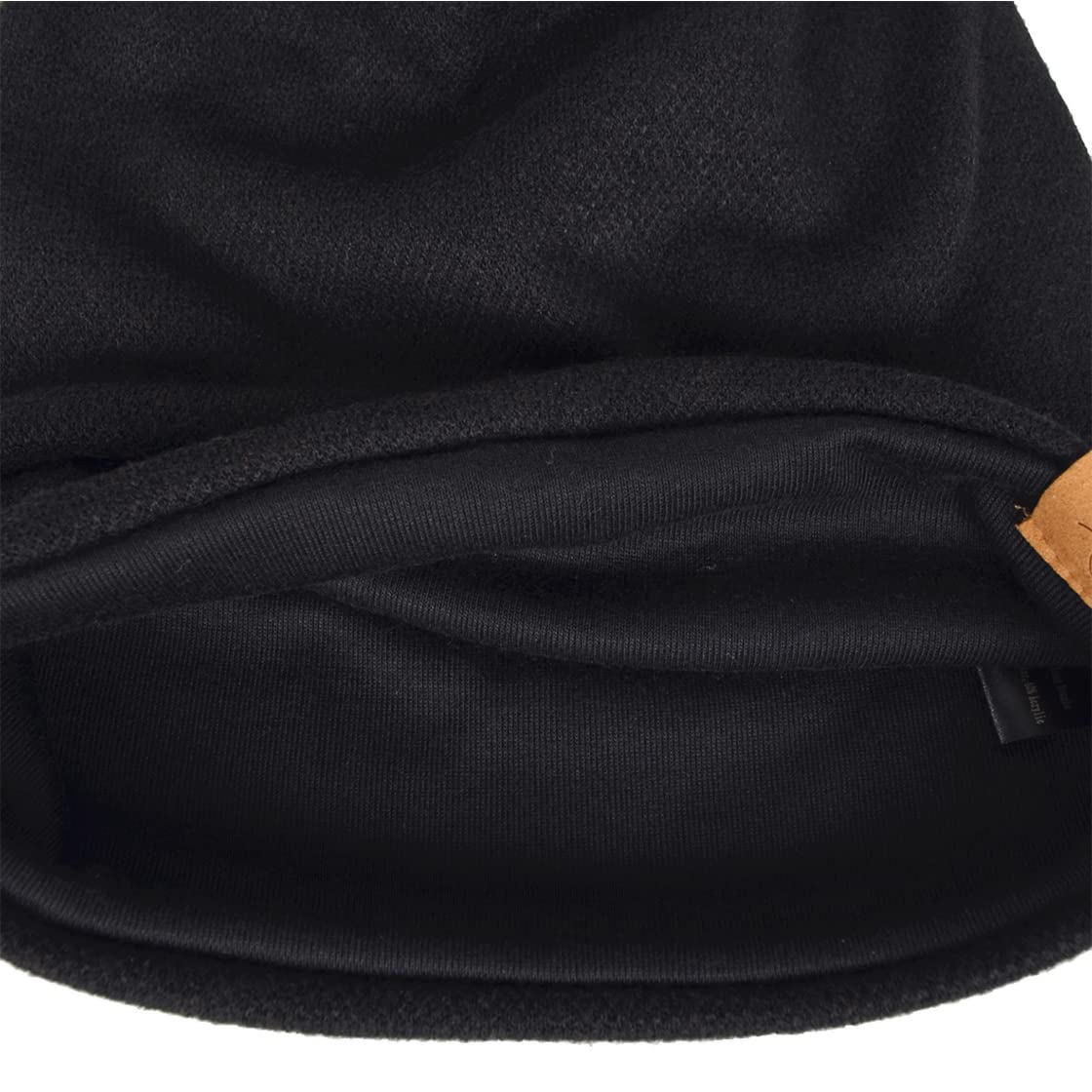 VECRY Men Oversized Slouch Beanie Large Skullcap Knit Hat (1 Black)