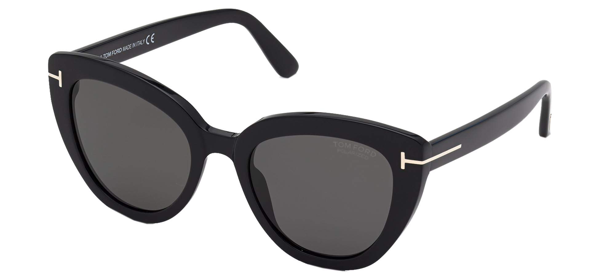 Tom Ford IZZI FT 0845 Shiny Black/Grey 53/21/140 women Sunglasses