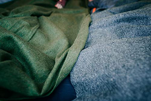Stansport Wool Blend Camp Blankets - O.D. Green (1244)