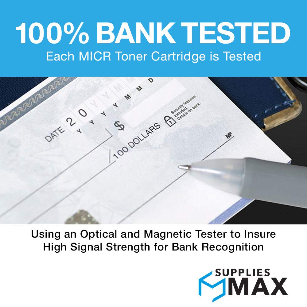 SuppliesMAX Compatible MICR Replacement for Canon LBP-6300/6670/MF-414/419/5850/5950/6180DW Toner Cartridge (5/PK-2300 Page Yield) (Type 719) (CRG-719_5PK)