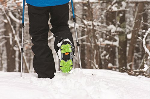 STABILicers Hike XP Traction Ice Cleat for Hiking in Snow and Ice, 1 pair, Large (10.5-13 Men), Gray/Green