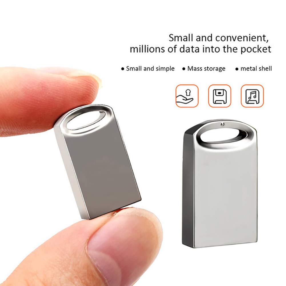 schicj133mm High Speed 4/8/16/32/64/128GB USB 3.0 Flash Drive Pen, U Disk/USB Memory Stick/Data Storage Memory Stick,Portable,Metal, Mini 64GB