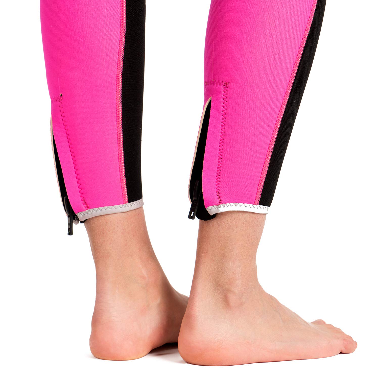 Wetsuit Women by Aqua Polo | for surfing scuba diving kayaking paddleboarding | 3mm neoprene | US Size (6T)