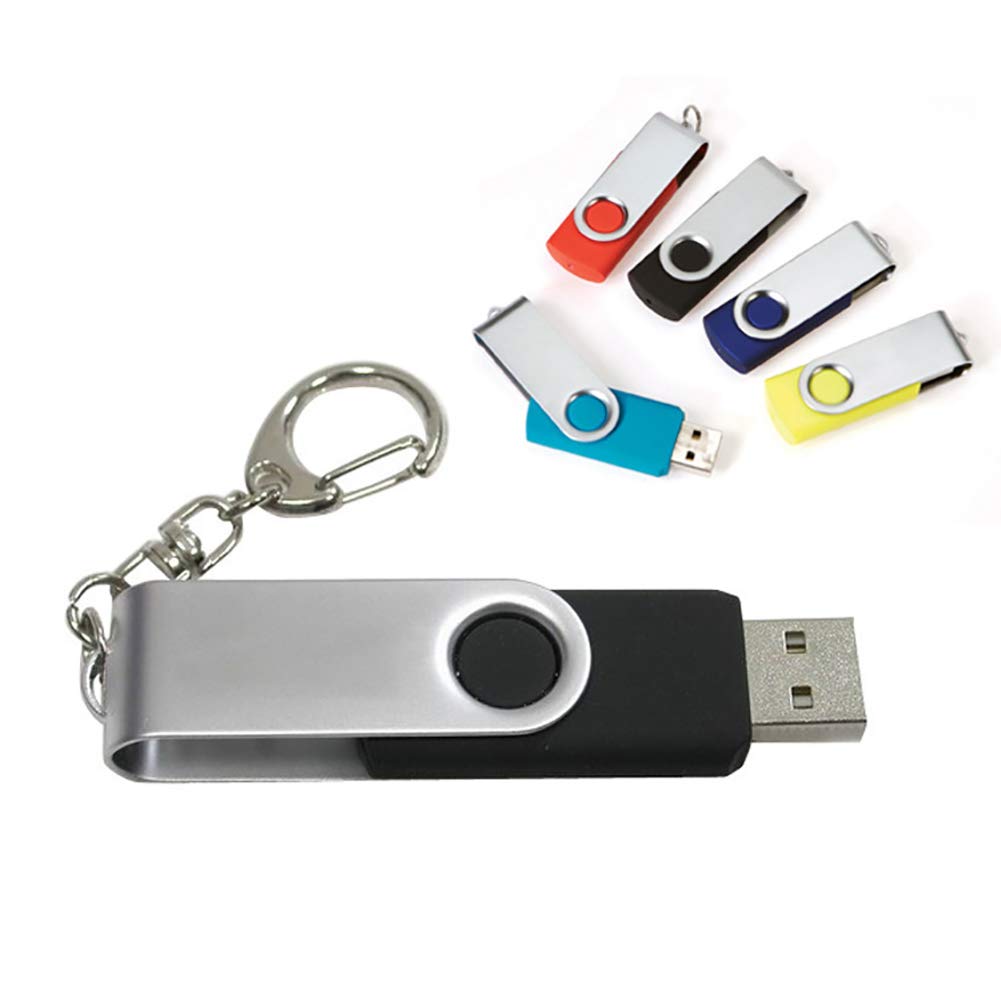 schicj133mm USB 2.0 Flash Memory Stick Pen,for Office PC, Drive U Disk Swivel Key 64GB 32GB 16GB 8GB 4GB Large Capacity Purple 4GB