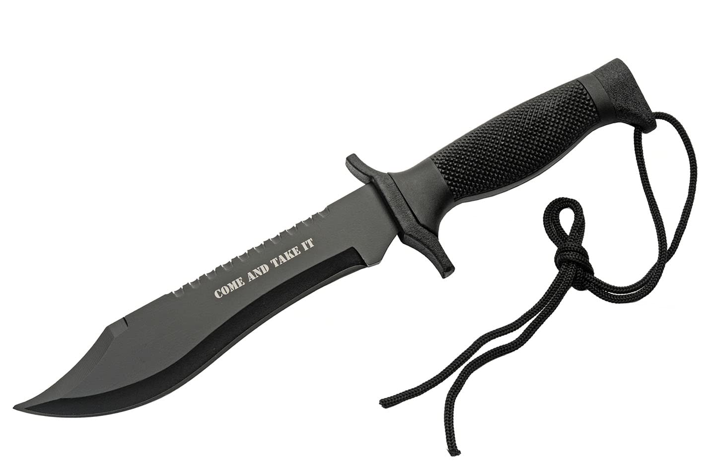 Skull Logo Bowie Stainless Steel Blade Abs Handle 12 inch EDC Hunting Knife