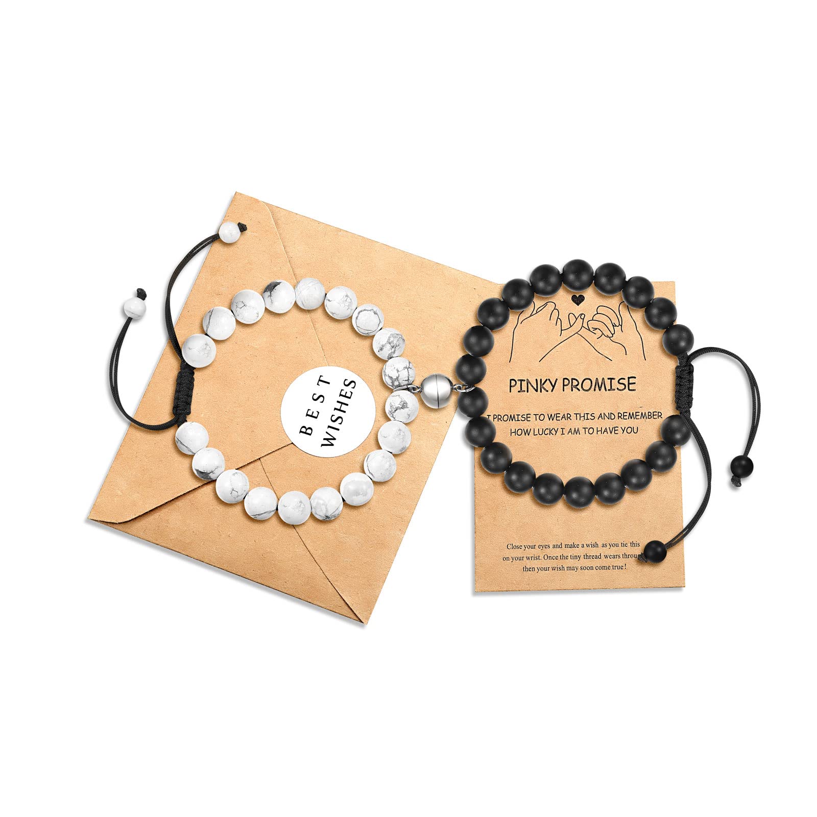 UNGENT THEM Matching Couples Bracelets Relationship His Hers Distance Friendship Bracelet Couples Jewelry Gifts for Women Men Him Boyfriend Girlfriend Bf Gf Friends Lover
