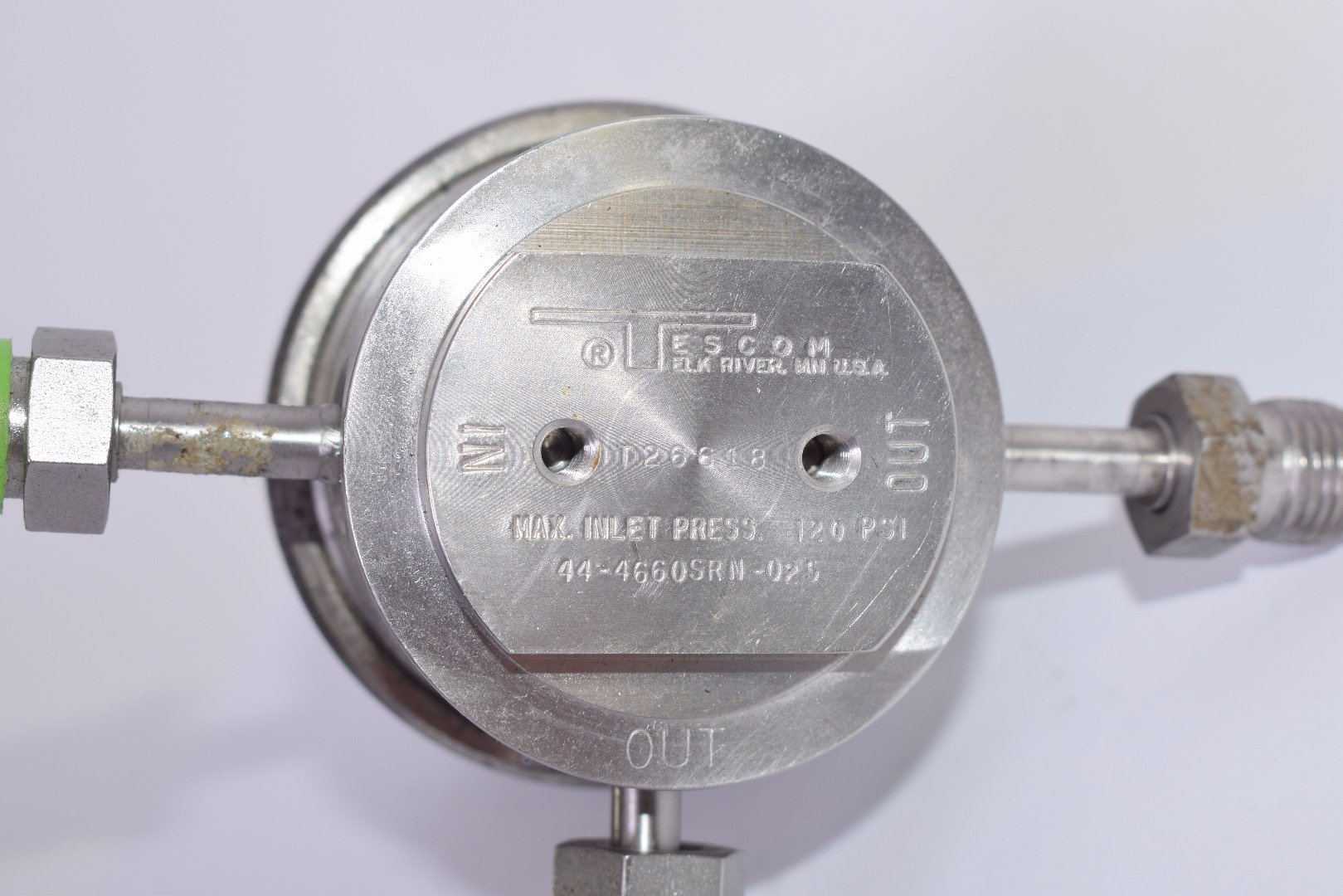 TESCOM 44-4660SRN-025 High Pressure Stainless Steel Regulator, Controller 125 PSI