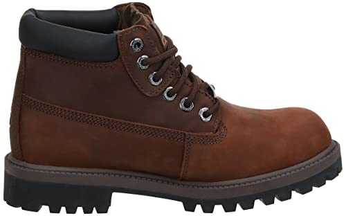 Skechers Men's Sargeants-Verdict Waterproof Boot Fashion, Dark Brown, 11