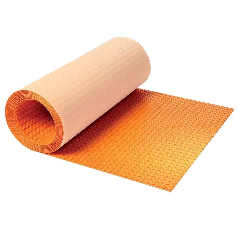 Schluter Ditra Signature Floor Heating Kit -64 Square Feet- Includes Touchscreen Programmable Thermostat, Heat Membrane, Heat Cable DHEHK12064, Safe Installation Tools, Heat Enhancing Additive
