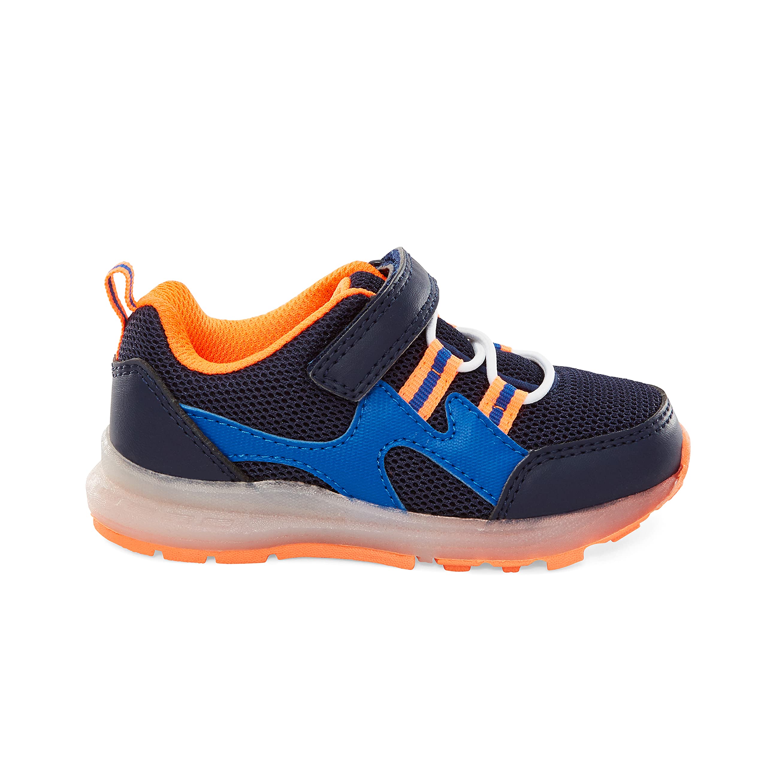 Simple Joys by Carter's Kids Anka Light Up Sneaker, Navy, 5 US Unisex Toddler
