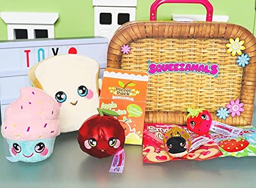 Squeezamals SQ01083, Picnic Pack, 5 Pc