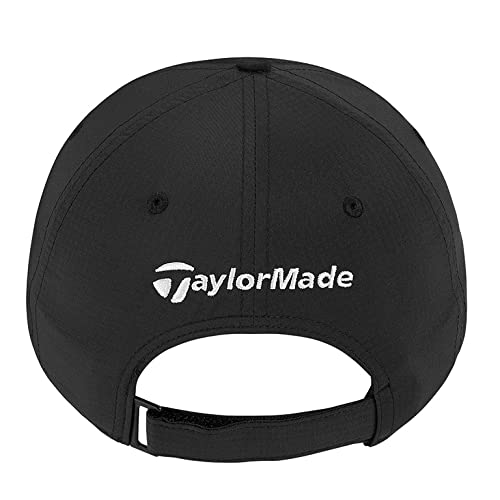 TaylorMade Golf Standard Radar Semi-Constructed Hat, Black, Medium