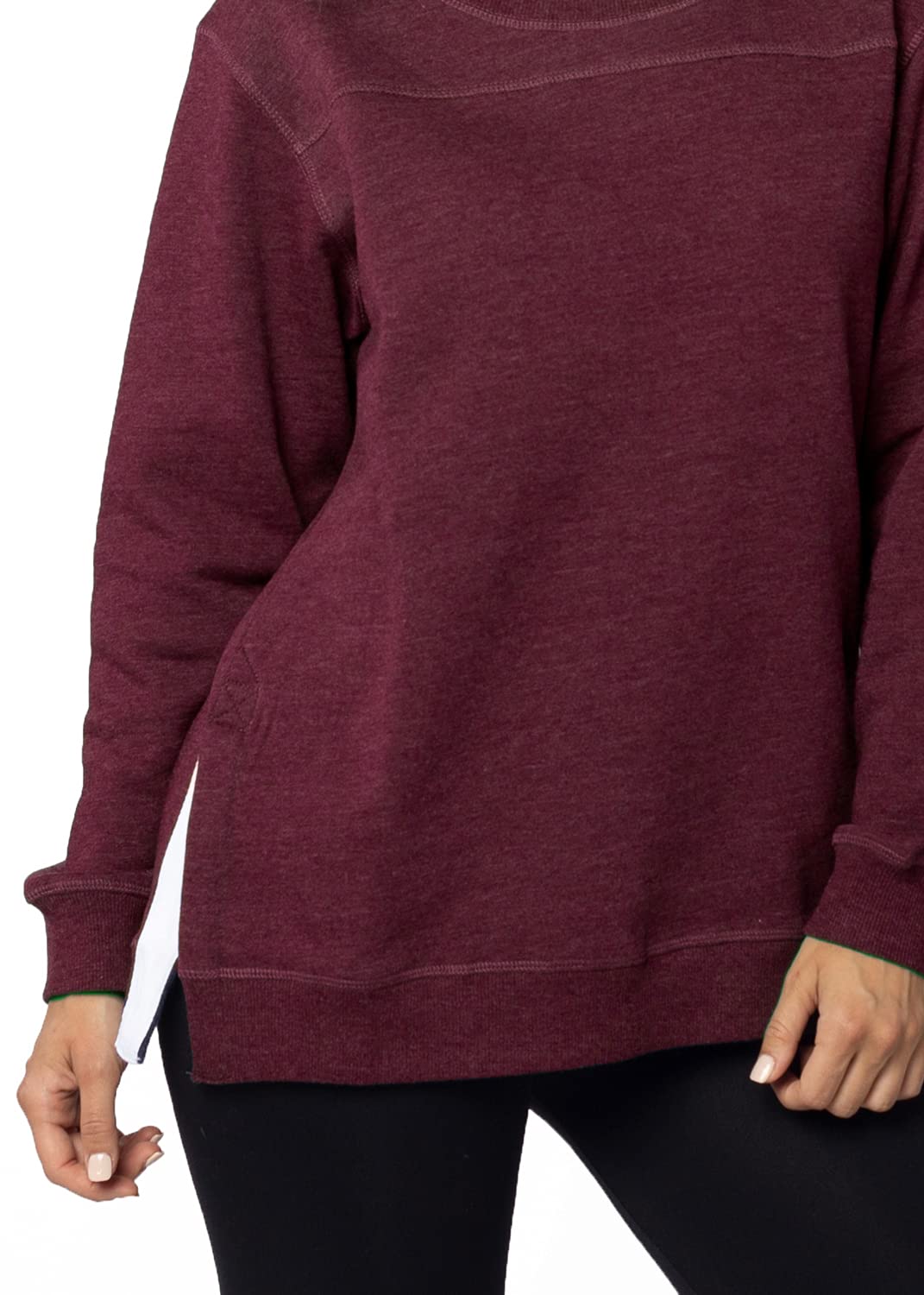 vineyard vines Men's Long Sleeve Vintage Whale Pocket T-Shirt, Gray Heather, Large