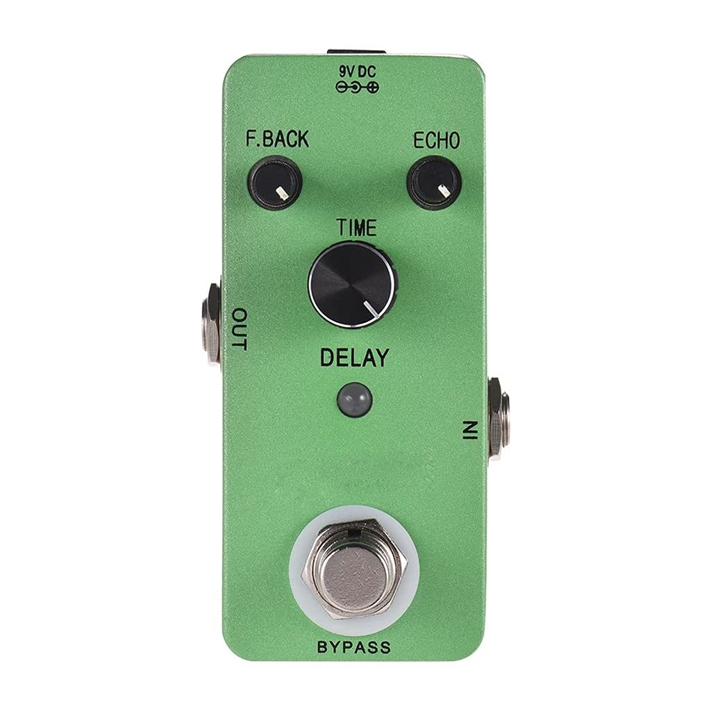 ZYZMH Guitar Pedal DELAY Analog Classic Delay Echo Guitar Effect Pedal Zinc Alloy Shell True Bypass for Guitar Accessories