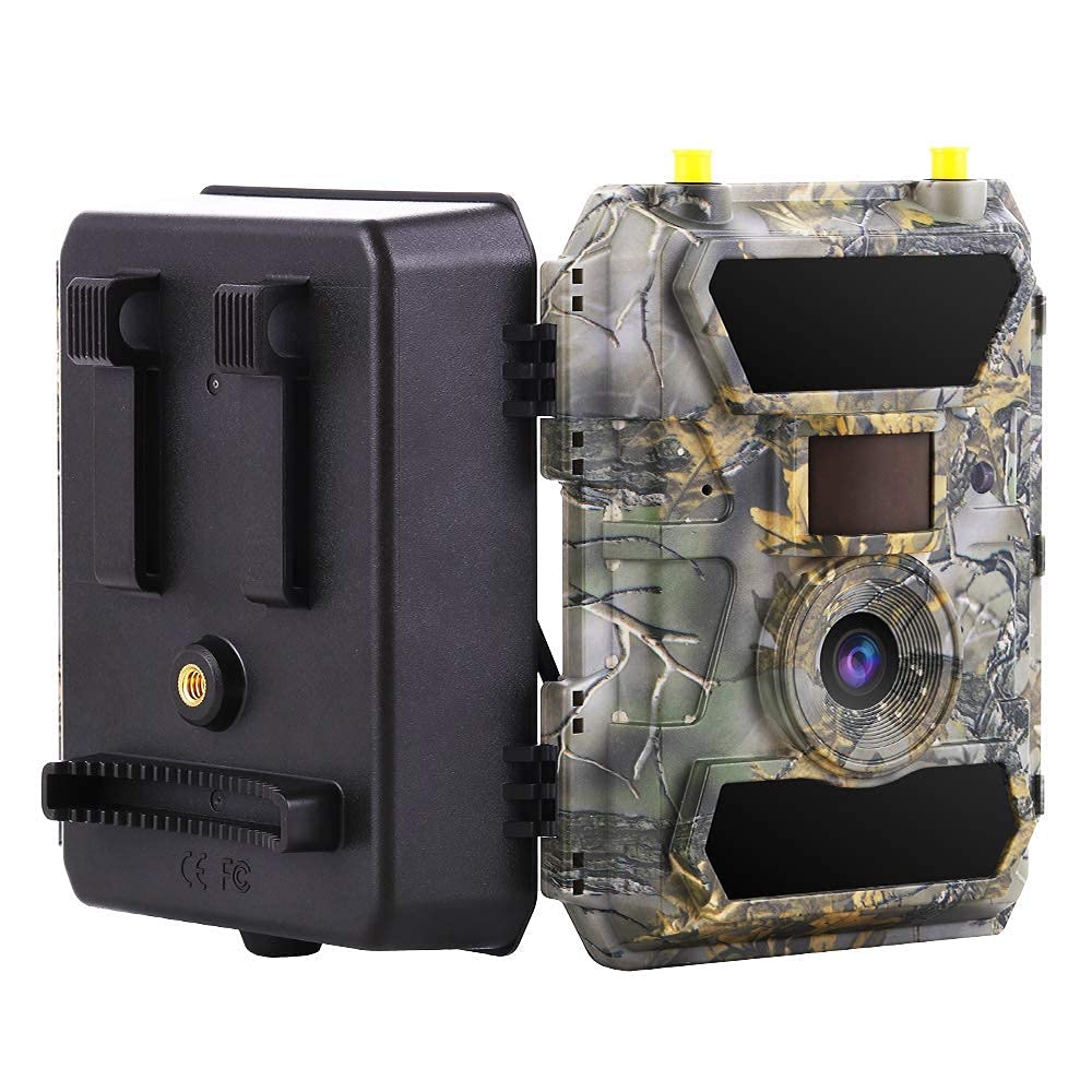 Yellowstone.ai 4G LTE Wireless Cellular Trail Camera with App for Deer Hunting & Security - Pictures & Videos On Any Phone (Verizon, AT&T, T-Mobile, Sprint & More) - Includes SD Card & Mounting Strap