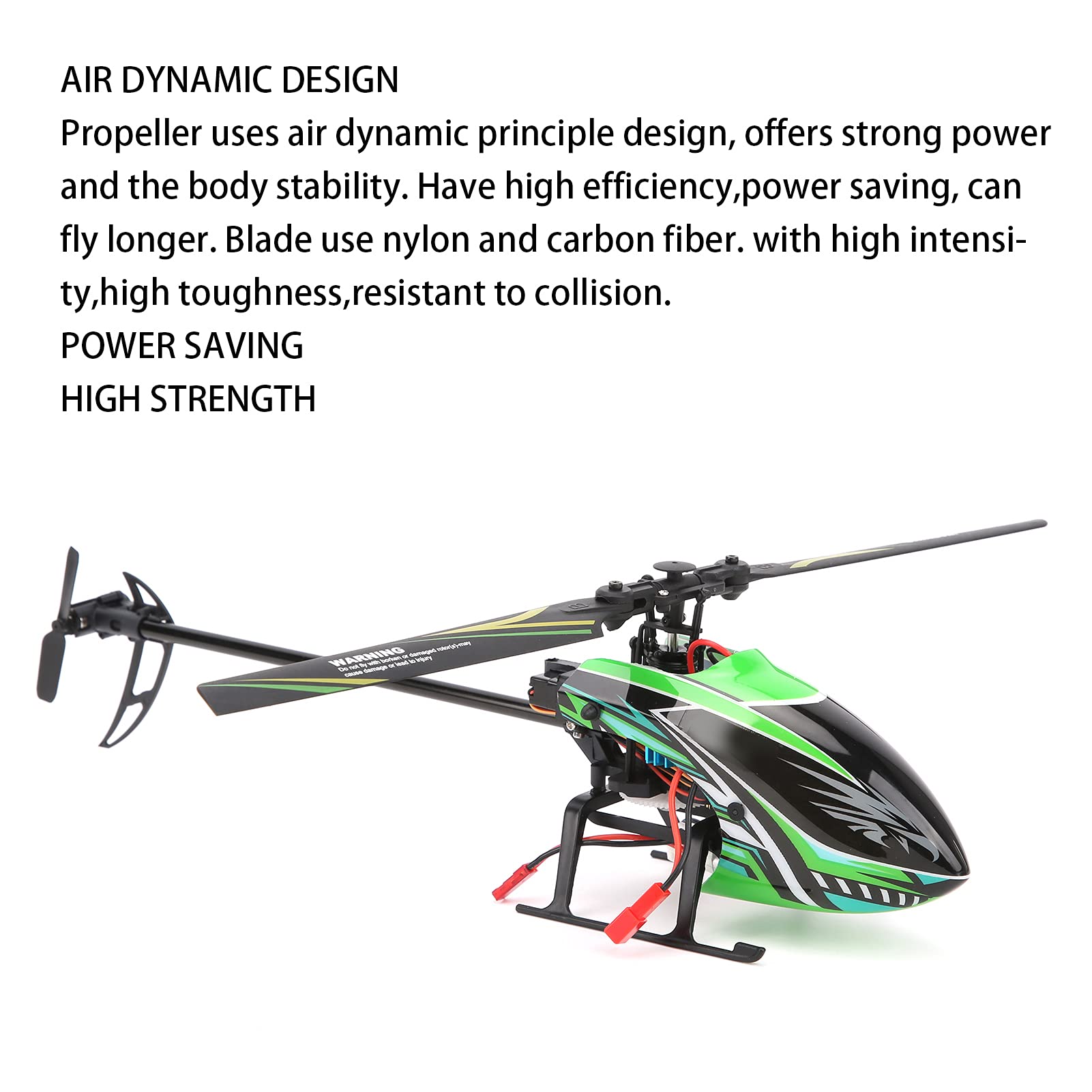 SPYMINNPOO F03 RC Helicopter, 2.4G 4CH 6?Aixs Gyro Flybarless One Key Take Off Height Hold Helicopter Outboardmotor Model Aircraft