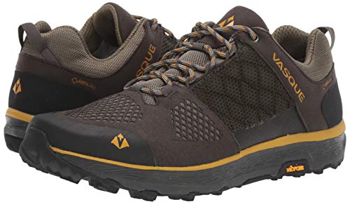 Vasque Men's Breeze LT Low GTX Gore-Tex Waterproof Breathable Hiking Boot, Beluga/Olive, 8