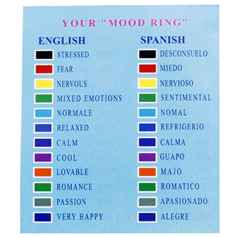 RIMOBUL Authentic Adjustable Mood Ring,Smiley Face,Magic Eyes - Pack of 3