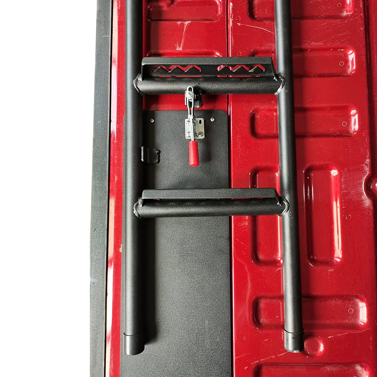 YOSAYUSA Adjustable 360° Rotated Tailgate Ladder Foldable Pickup Truck Tailgate Step Set | Truck Bed Step Accessories | Fit for 2015-2022 Ford F150 T