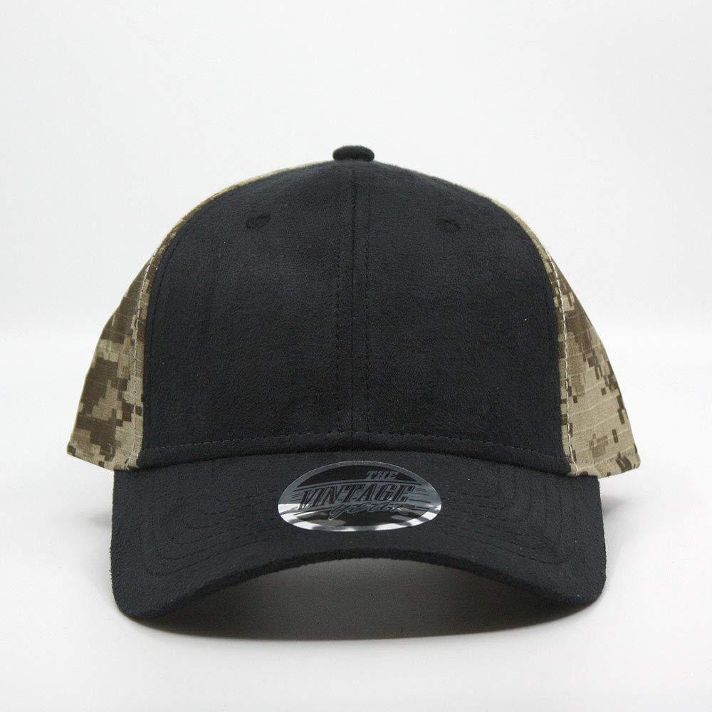 The Vintage Year Heavy Washed Wax Coated Cotton Adjustable Low Profile Men Women Baseball Cap (Canvas Dark Brown)