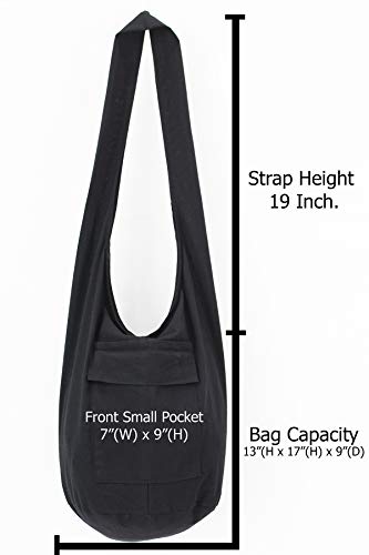 Your Cozy Boho Purses And Handbags Handmade Cotton Bag For Unisex (Brown)